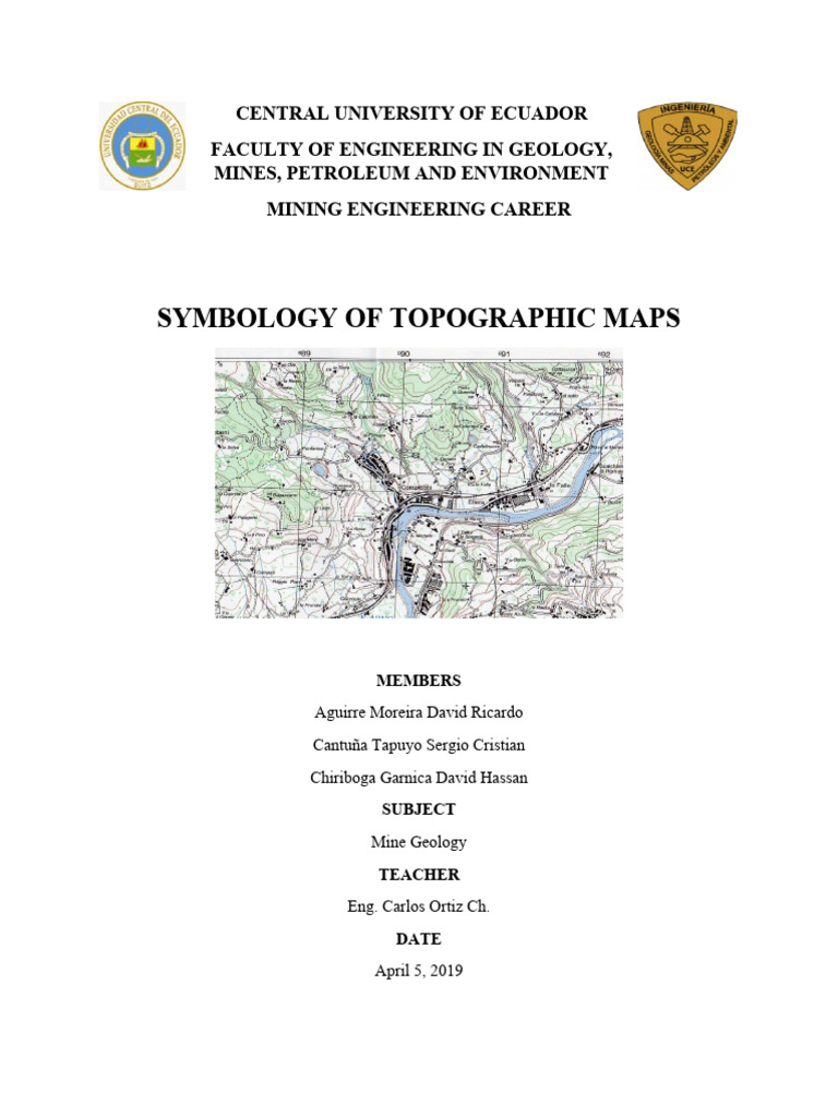 Symbology of Topographic Maps | PDF | Topography | Map