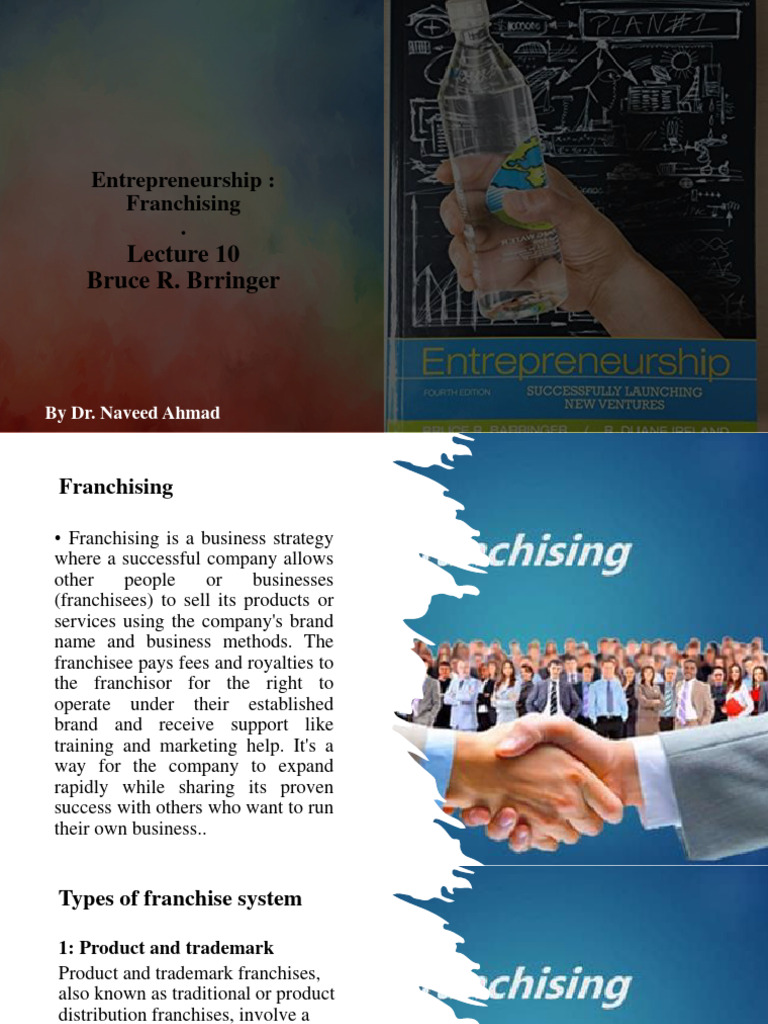 Lecture 10 Franchising | PDF | Franchising | Brand