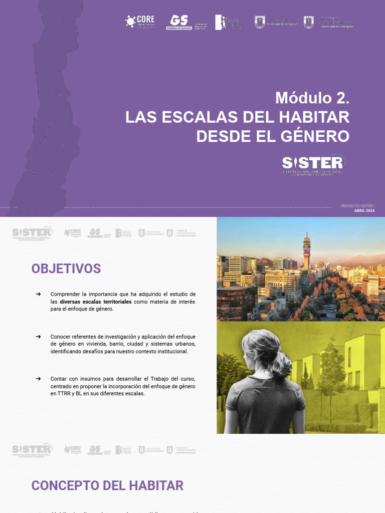 Modulo 2 - Las Escalas Del Habitar Desde El Género - 05.04.2024 | PDF ...