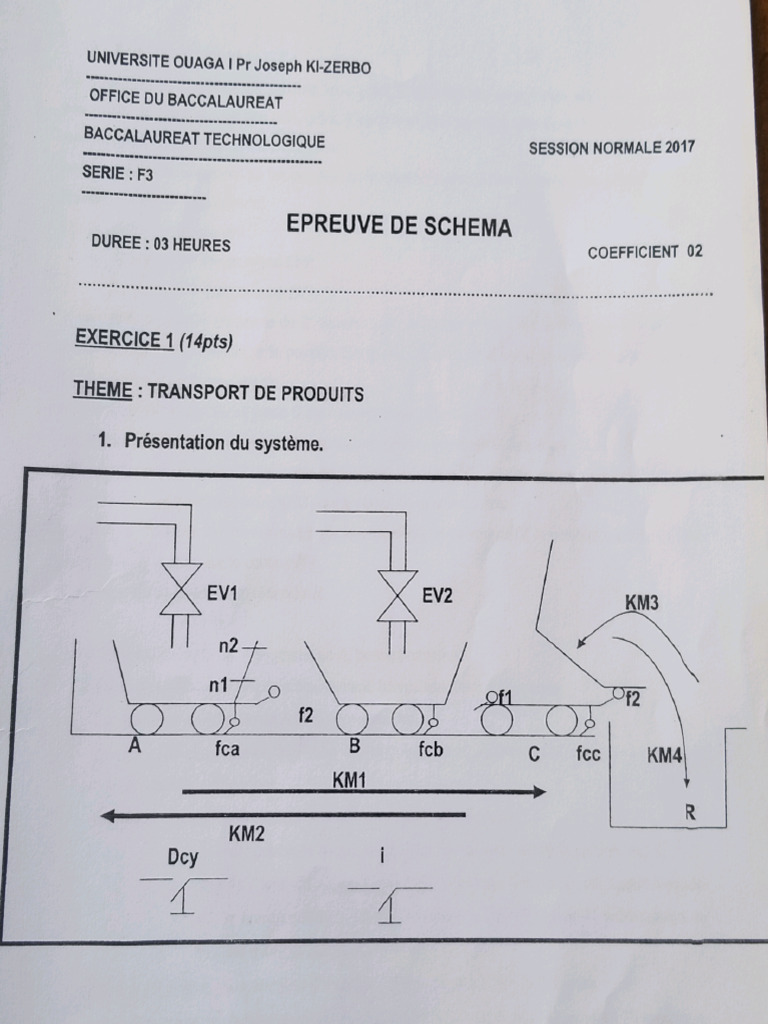 Sujet N°5 de Schema-Automatisme | PDF