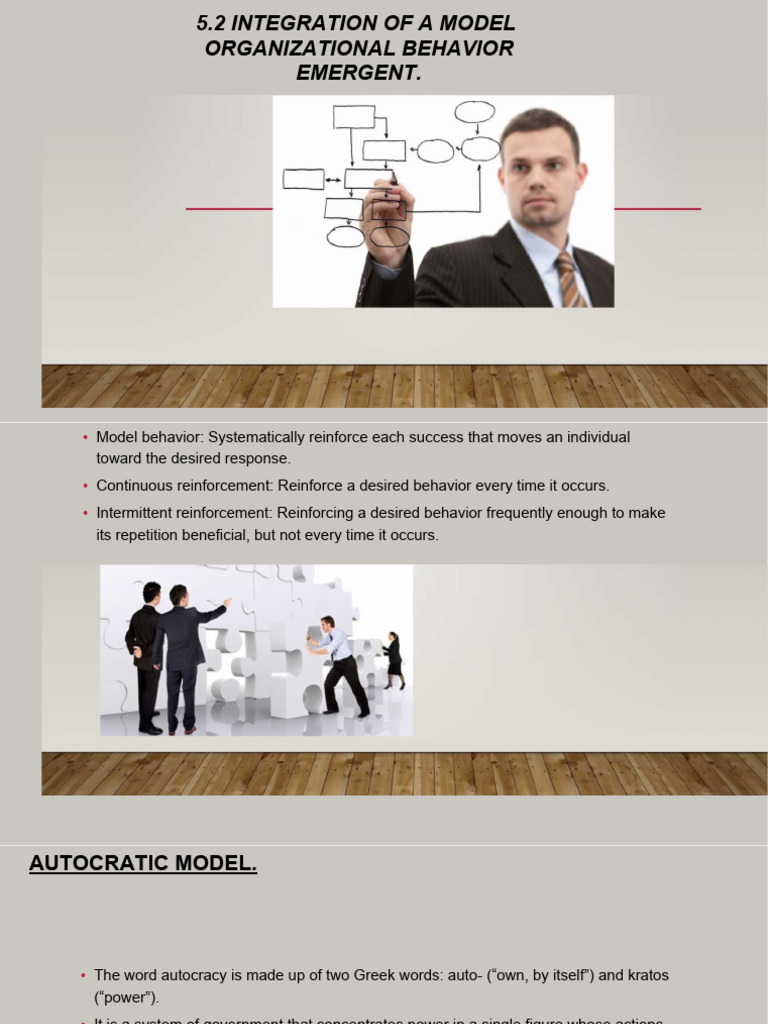 5.2 Integration of An Emergent Organizational Behavior Model | PDF | Leadership | Employment