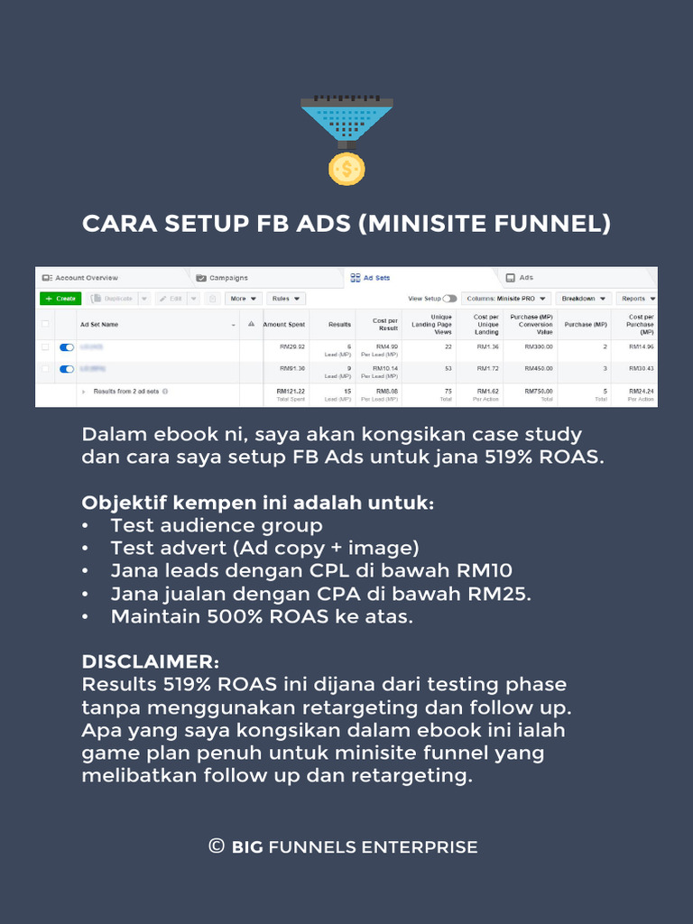 Strategi Funneling FB Ads untuk ROAS 519% | PDF | Bisnis