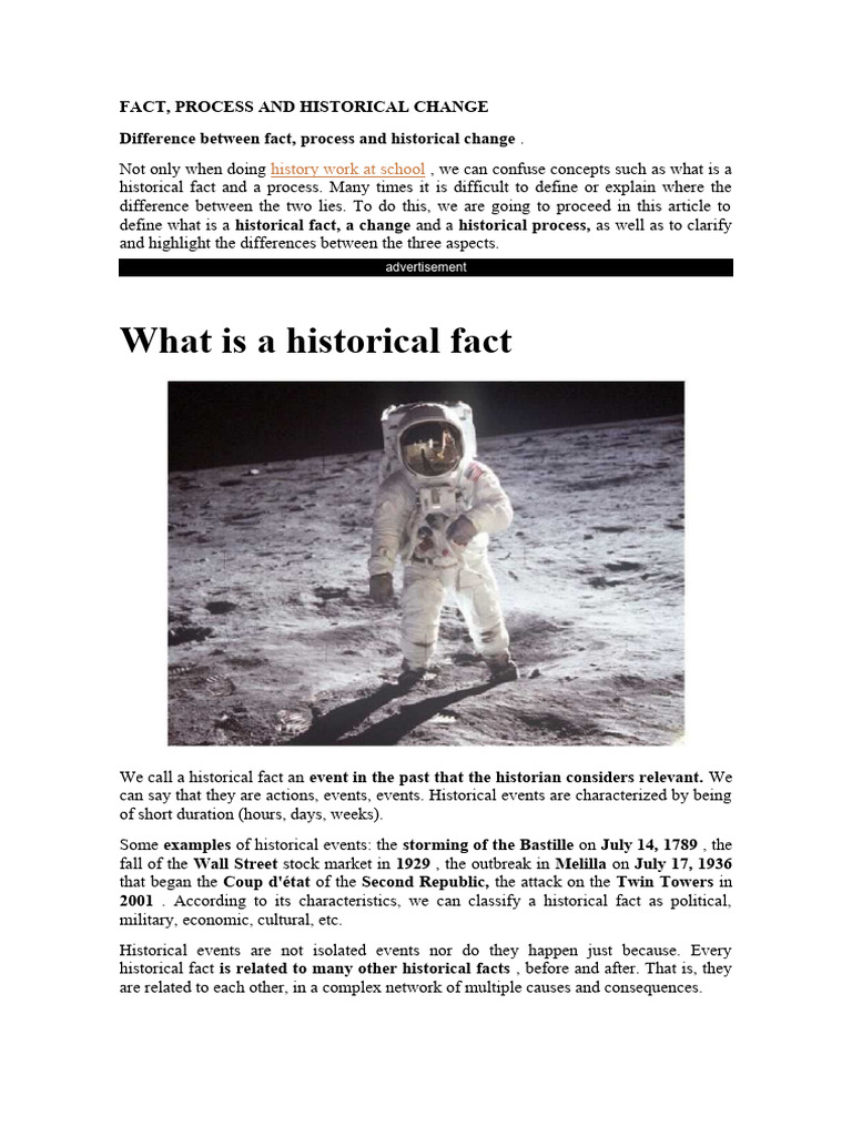 Historical Fact | PDF