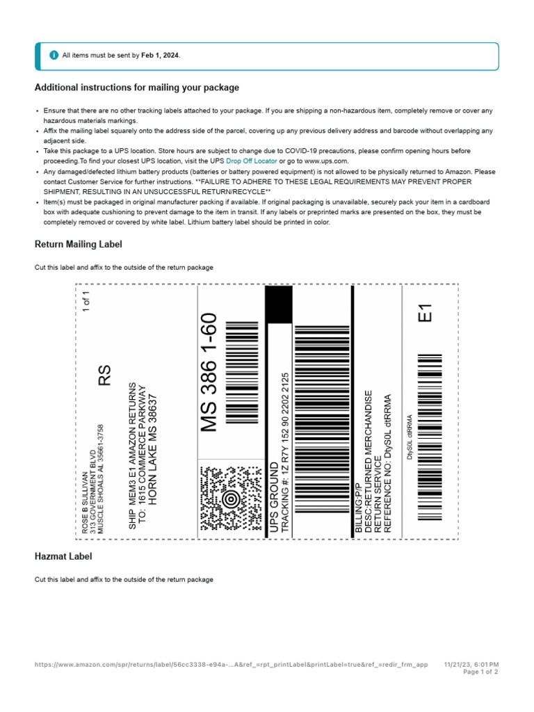 Online Return Center | PDF | Battery Charger