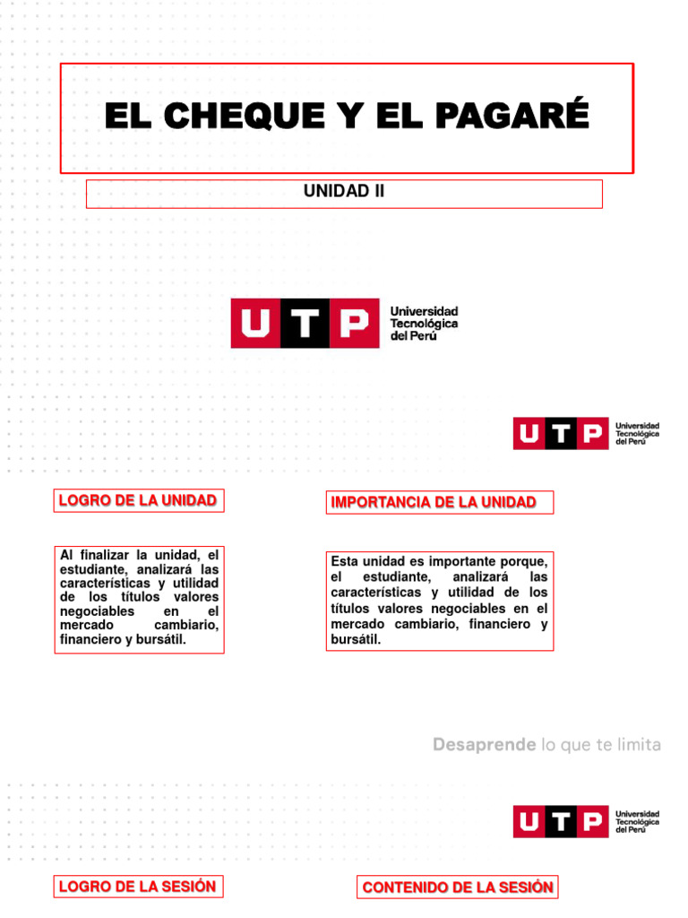 6 El Cheque y El Pagaré | PDF | Cheque | Pagos