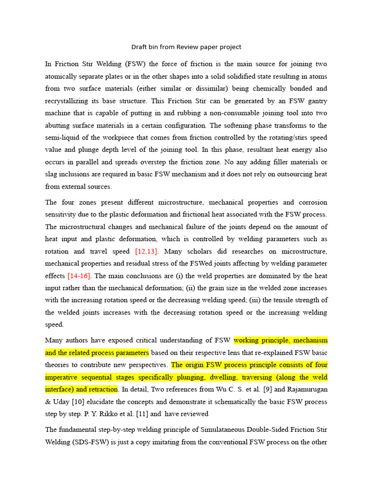 Draft Bin From Review Paper Project | PDF | Welding | Construction