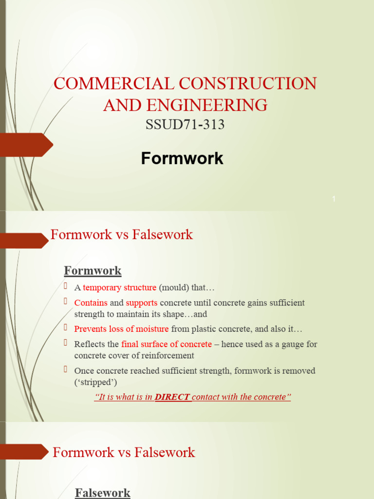 6 - Basic Formwork | Download Free PDF | Concrete | Civil Engineering
