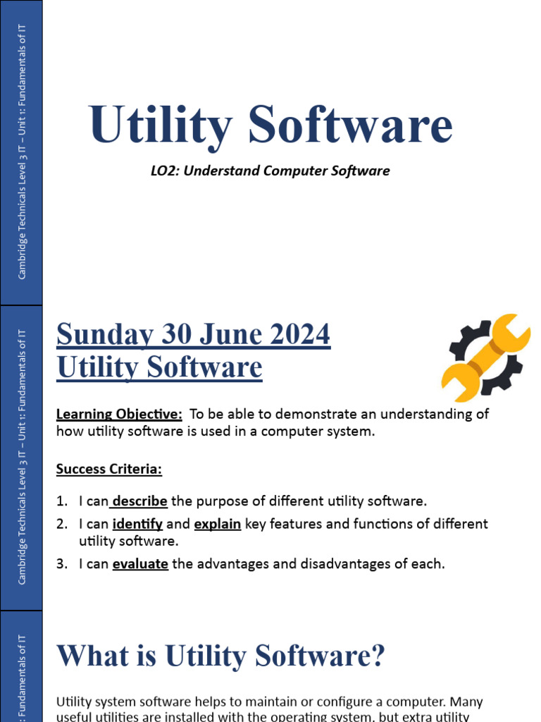 17 Utility-Software | PDF | Backup | Computer Virus