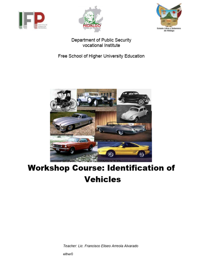 IFP Vehicle Identification Manual | PDF | Methodology | Car