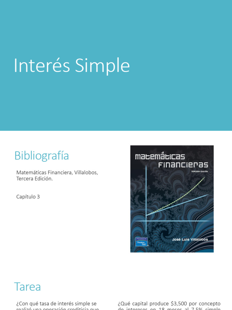 Continuación Interés Simple | PDF | Dinero | Economias