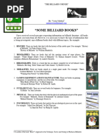 Billiard Score Sheet | PDF | Pool (Cue Sports) | Cue Sports