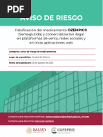 Refenax Gotas Nasales Prospecto | PDF | Asma | Farmacología