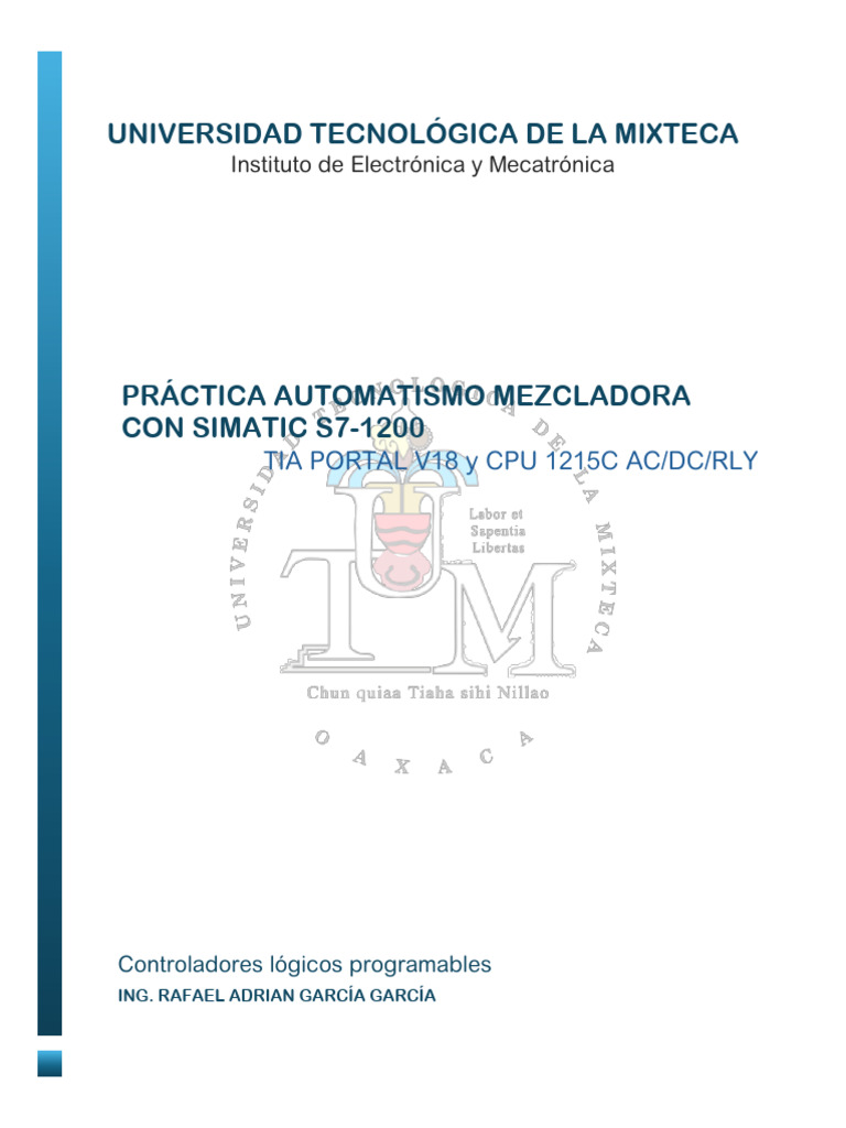 03 Practica Mezcladora S71200 | PDF | Programación | Programa de computadora