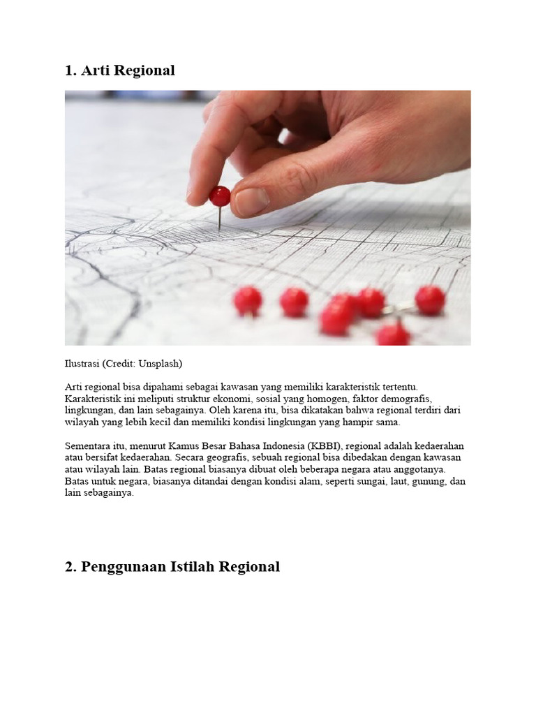 Arti dan Contoh Organisasi Regional | PDF