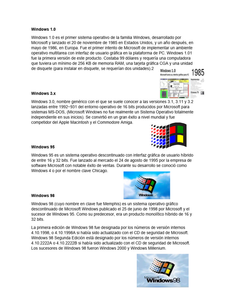 Windows 1 | PDF | Microsoft Windows | Microsoft