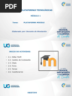 Guía Completa: Acceso y Uso de Moodle UDC | PDF | Moodle | Contraseña