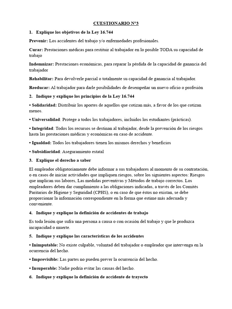 CUESTIONARIO N°3 Respondido | PDF | Ciencias sociales
