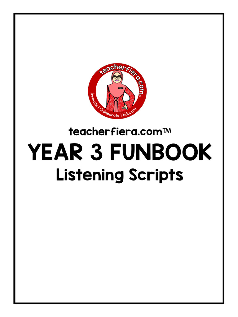 Y3 Cefr Funbook A4 Listening Scripts 1 | PDF