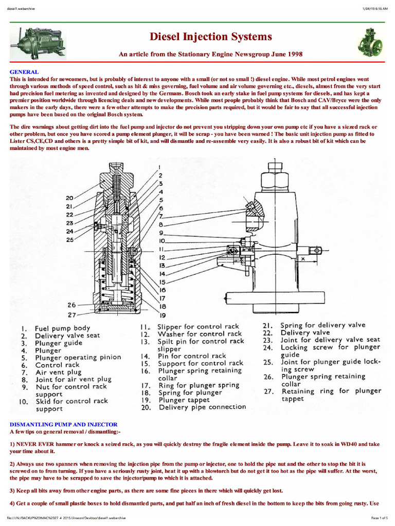 Diesel 1 | PDF