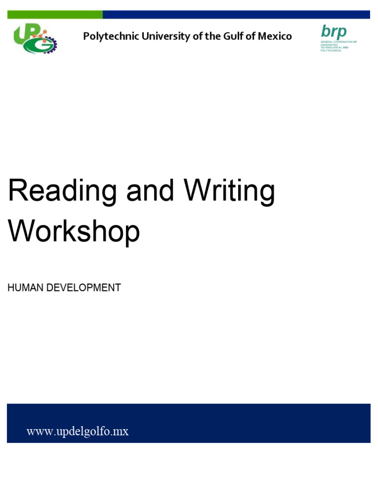 Reading and Writing Workshop Booklet | PDF | Stress (Linguistics ...