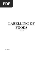 SFA Food Labelling and Advertisements PDF | PDF | Sucrose | Nutrition ...