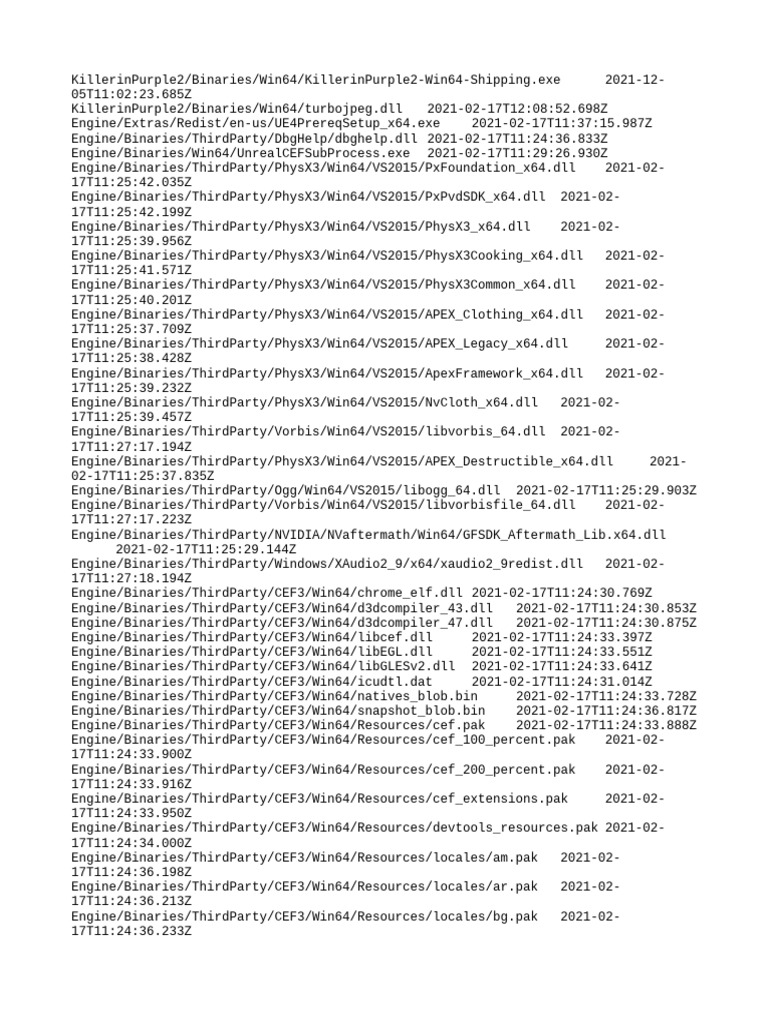 Manifest NonUFSFiles Win64 | PDF | X86 Architecture | Computer File Formats