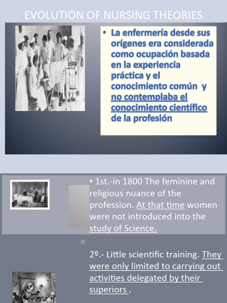 Evolution of Nursing Theories | PDF | Theory | Nursing