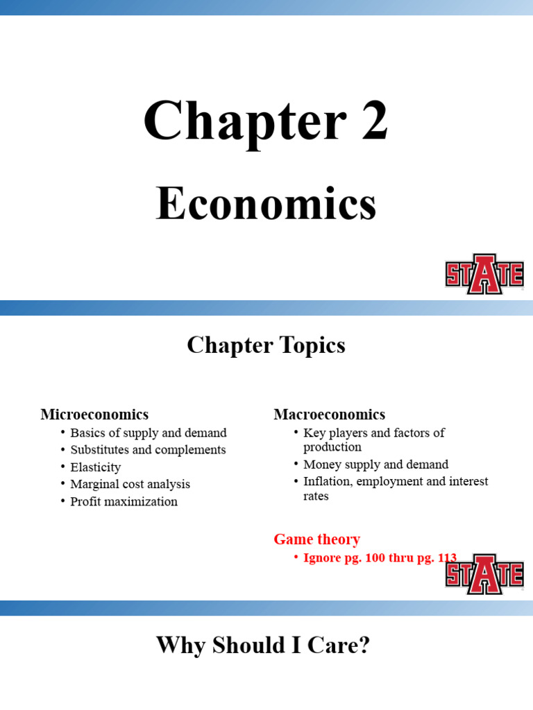 Chapter 2 - Economics V2 | PDF | Demand | Elasticity (Economics)