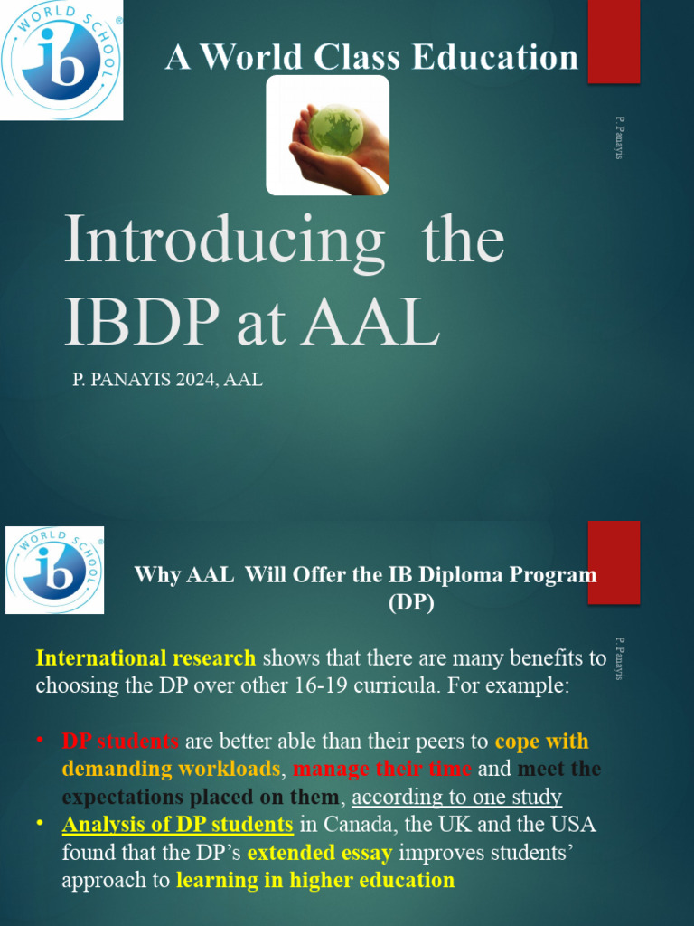 Ib Presentation GB & CB | PDF | Science | Liberal Arts Education