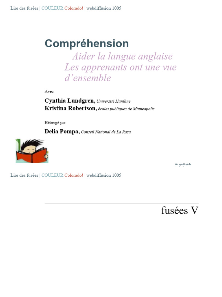 Stratégies de compréhension en lecture | PDF | Littératie | Lexique