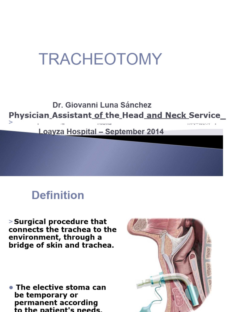 Tracheotomy | PDF | Clinical Medicine | Medical Specialties