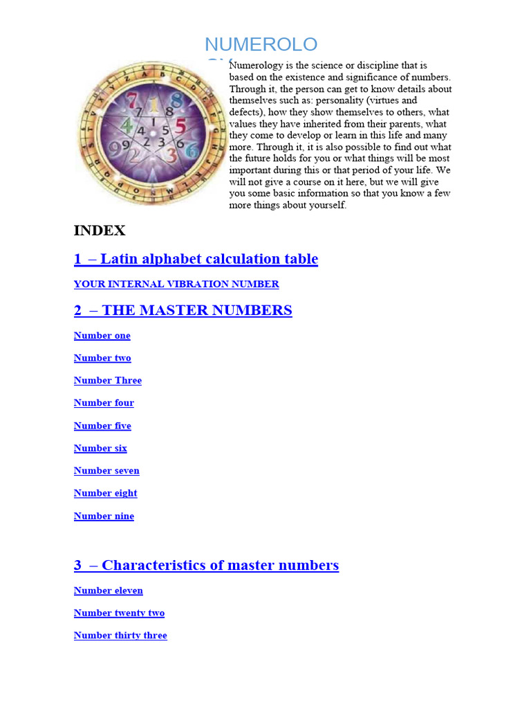 Numerology Insights: Master Numbers 11 & 44 | PDF | Reincarnation | Soul
