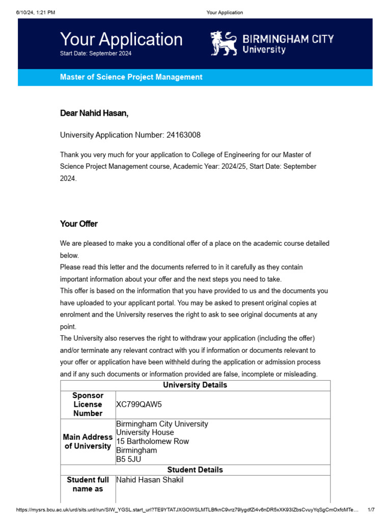 Cond BCU Sep 2024 | PDF | Login