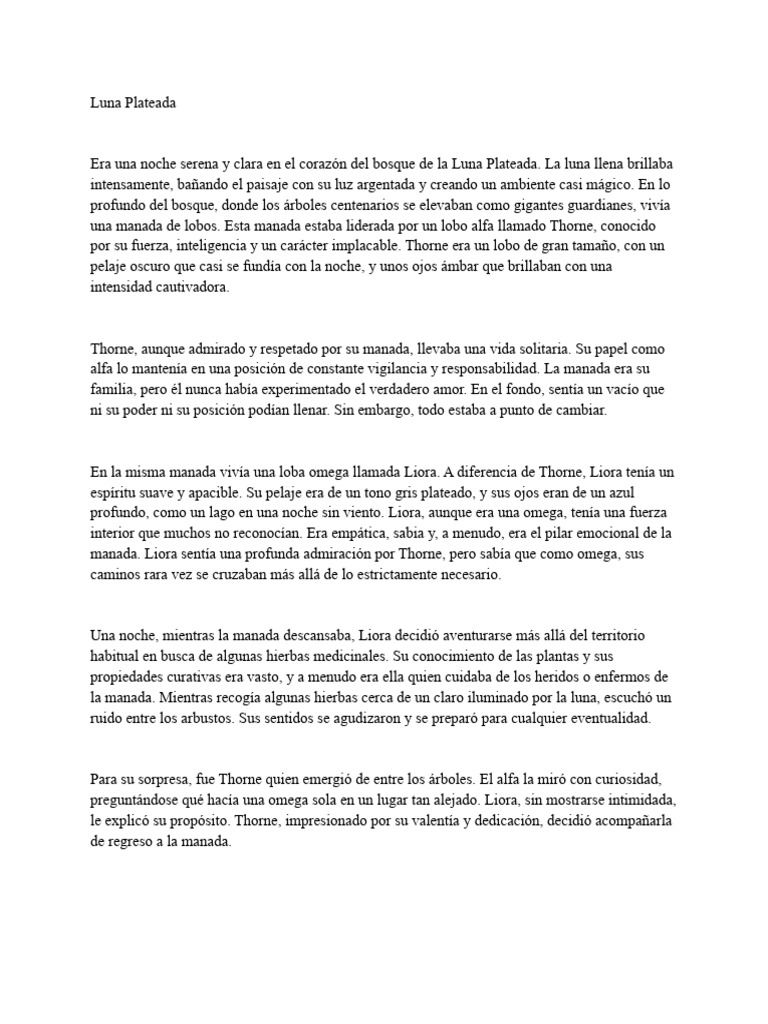 Luna Plateada | PDF | Valor | Amor