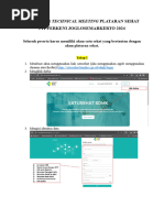 Panduan Pendaftaran Plataran Sehat | PDF