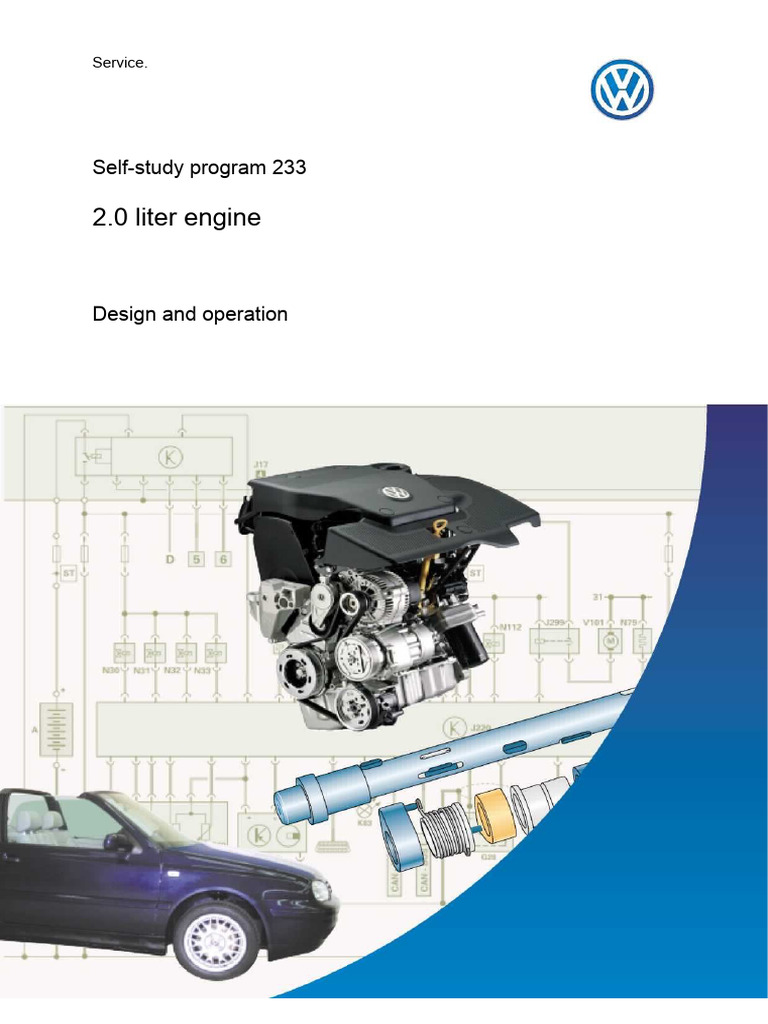 Manual+VW+Engine+2.0L+Jetta+Golf+Passat+Bettle 1 Esp | PDF | Piston | Fuel Injection