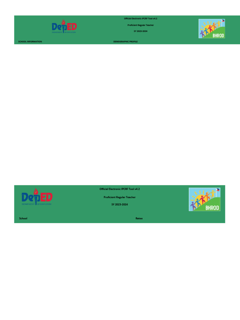 AAAAAaa eIPCRF-SY2023-2024 BAGUE | PDF | Educational Assessment | Lesson Plan