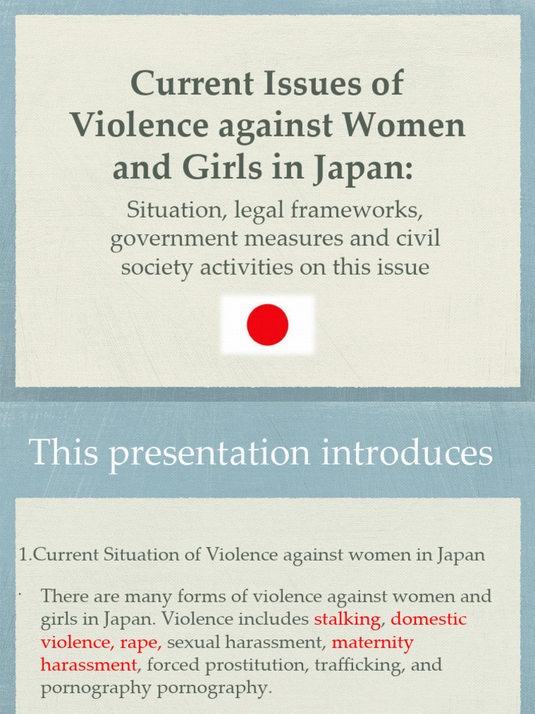 Voluntary Presentation - Japan | PDF | Stalking | Domestic Violence