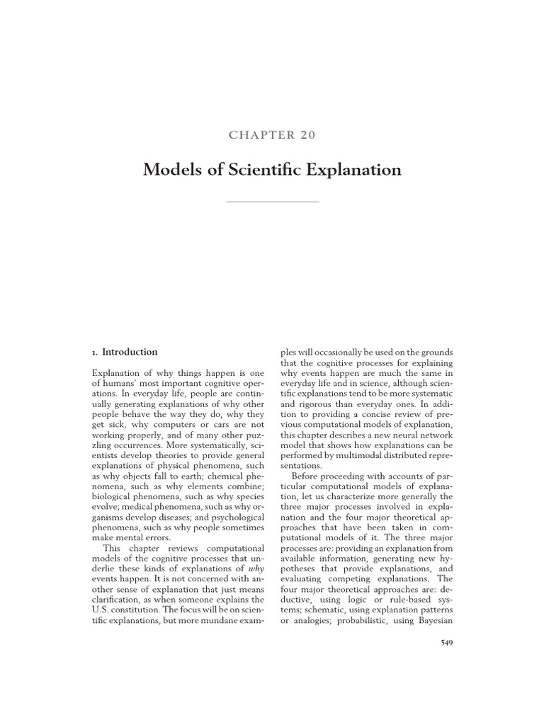 Cap 20 The Cambridge Handbook Of Computational Psychology Pdf Bayesian Network Deductive