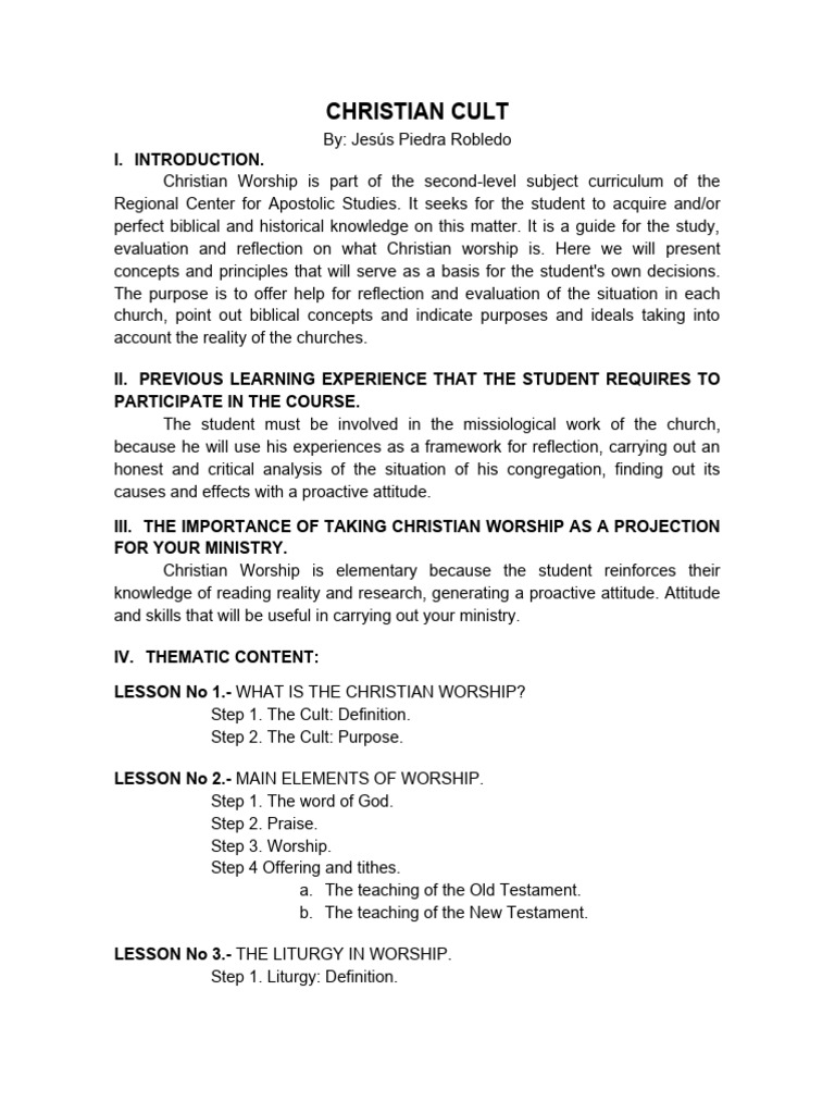 Understanding Christian Worship Principles | PDF | Worship | Liturgy
