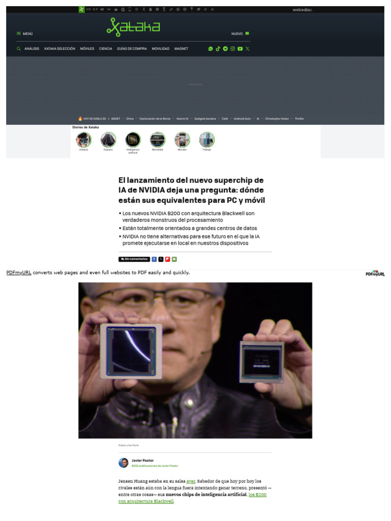 WWW - Xataka - Com - Robotica e Ia - Lanzamiento Nuevo Superchip Ia Nvidia Deja Pregunta Donde ...