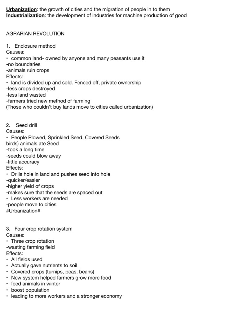 Industrial Revolution Exam Prep | PDF | Industrial Revolution | Economies