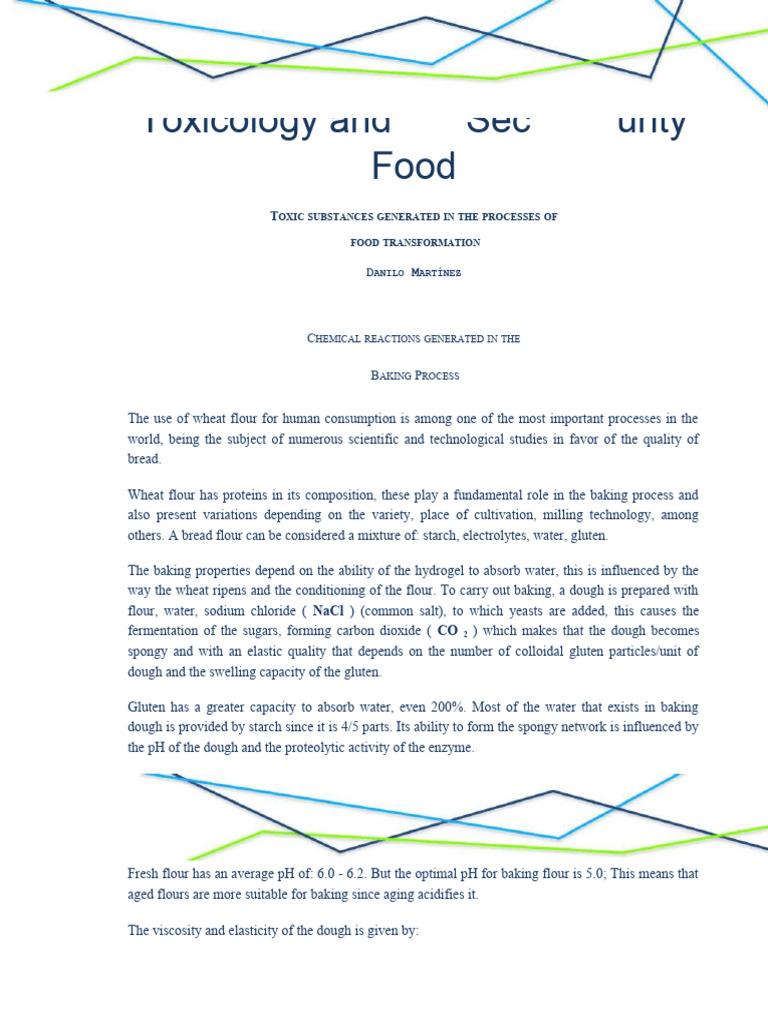 Chemical Reactions Baking Process | PDF | Breads | Fermentation