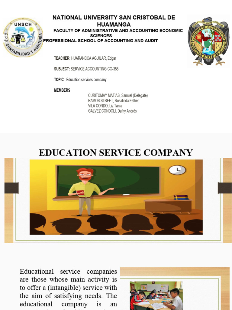 Education Services Company | PDF | Taxes | Teachers