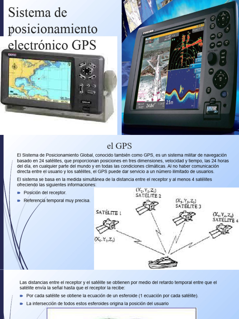 Sistema de Posicionamiento Electrónico GPS-1 | PDF | Sistema de Posicionamiento Global