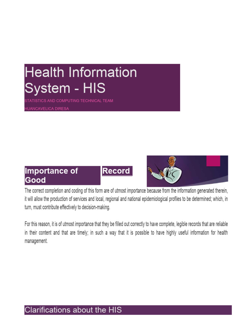 02 Health Information System - HIS | PDF | Obstetrics | Medical Diagnosis