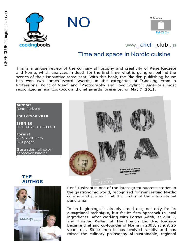 Cooking Book 014 Noma | PDF | Scandinavia | Cuisine