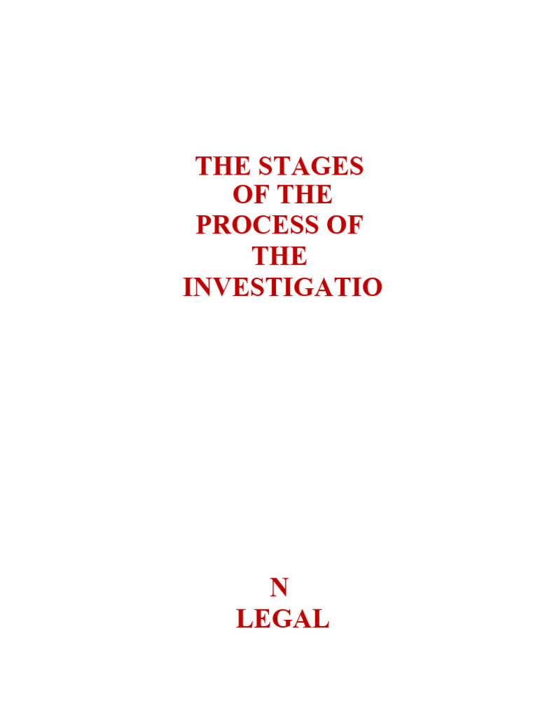 The Stages of The Legal Research Process II | PDF | Hypothesis ...