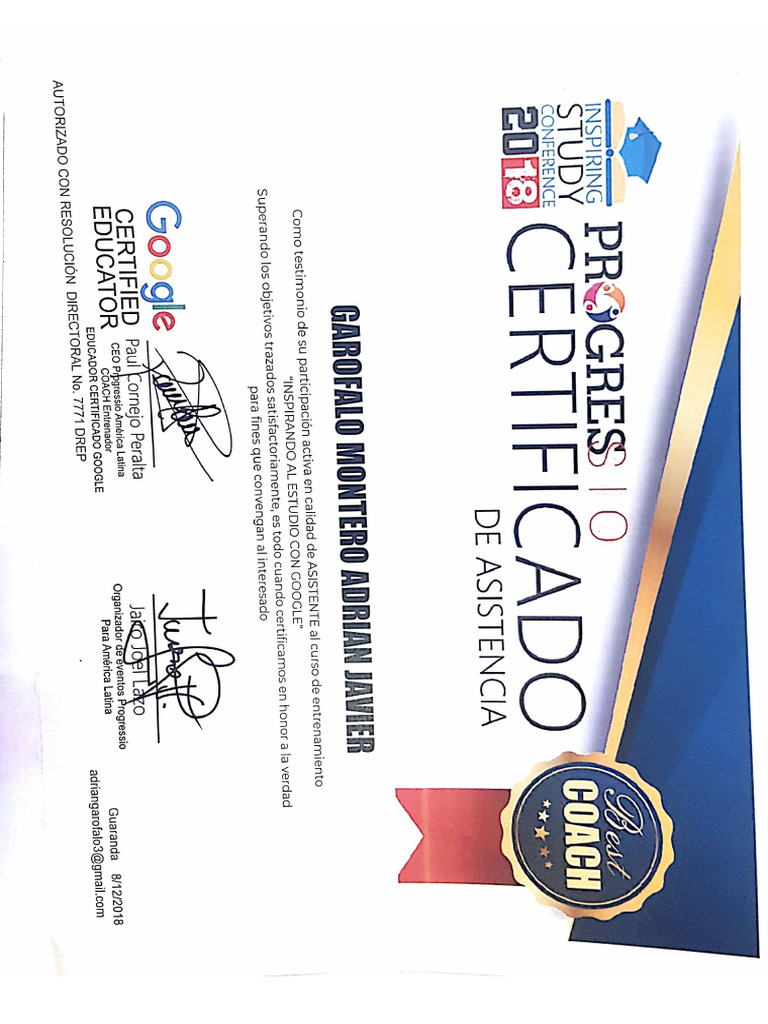 Progressio Google | PDF