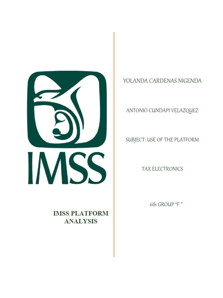 Analysis of The Imss Platform | PDF | Social Security (United States ...